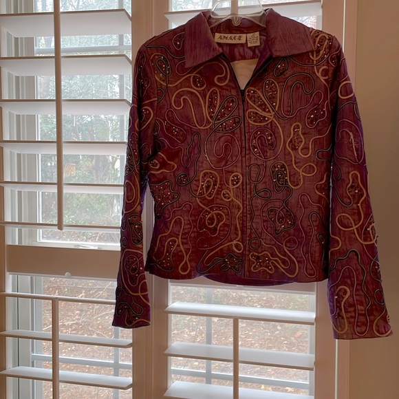 Anage | Jackets & Coats | Casual Embellished Jacket | Poshmark
